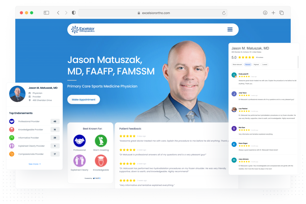 Patient Feedback Website Widget | Well IQ